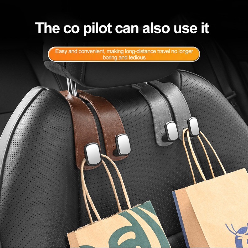 Car Seat Back Hanging Hook Mobile Phone Holder Organizer Hidden Storage ...