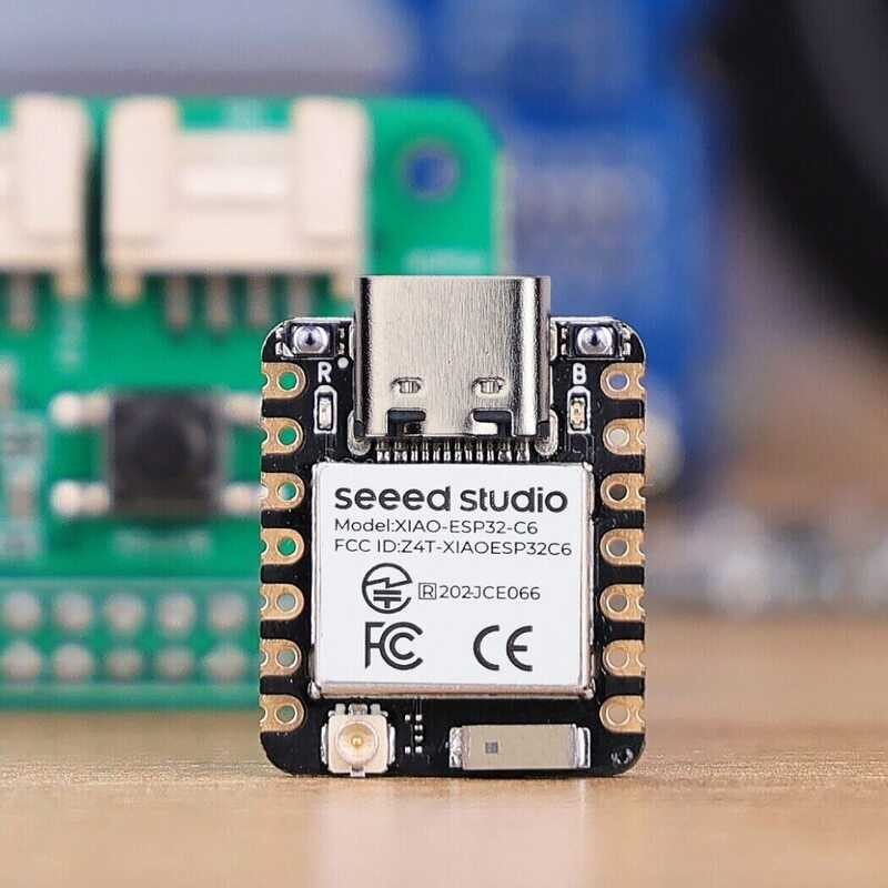 Seeed Studio Xiao Esp32c6 Dual Core Risc-V Board, WLAN 6, Ble 5, Module ...