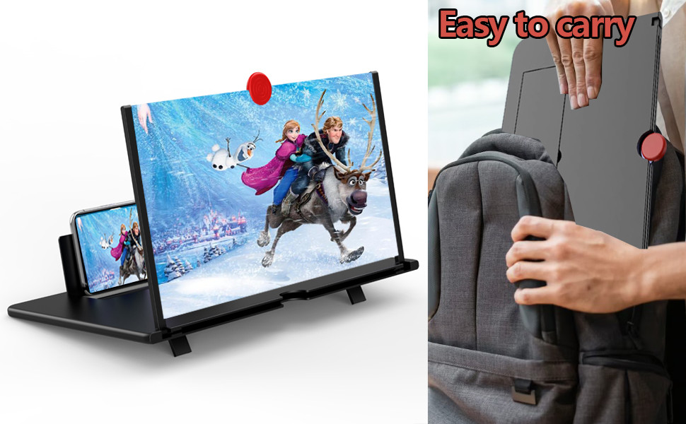 Screen Magnifier,3D HD Mobile Phone Magnifier Projector Screen Enlarger ...