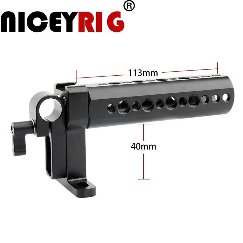 Handle NICEYRIG Camera Grip Gamit Ang Cold Shoe Base At 15Mm Rail Rod ...