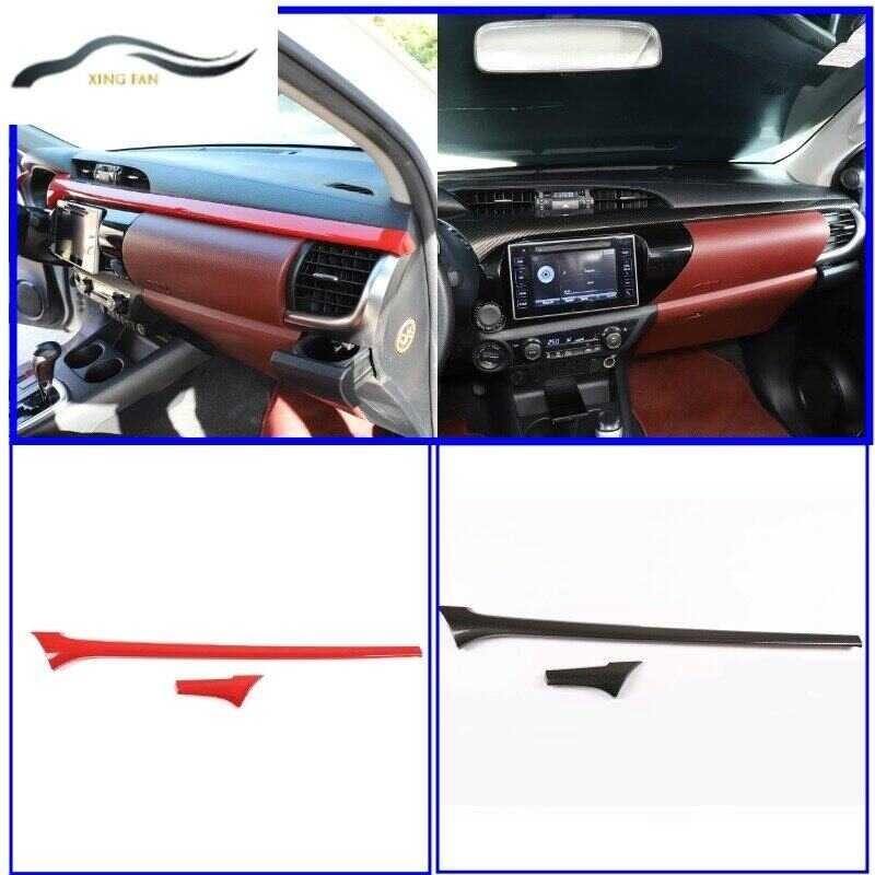 © XINFAN LHD Interior Moulding Para Sa Toyota Hilux Revo 2015-2021 ...