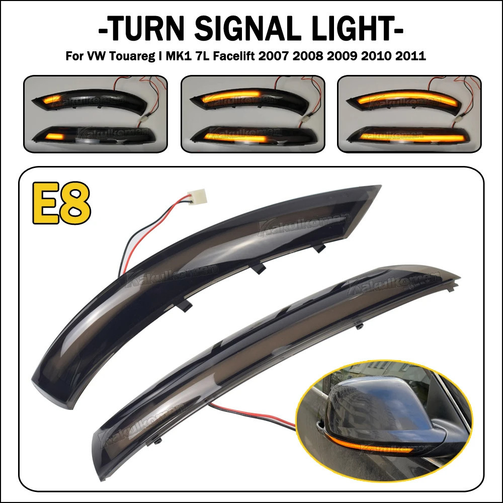 ∵ Car Dynamic Turn Signal LED Rearview Mirror Indicator Light Turn ...