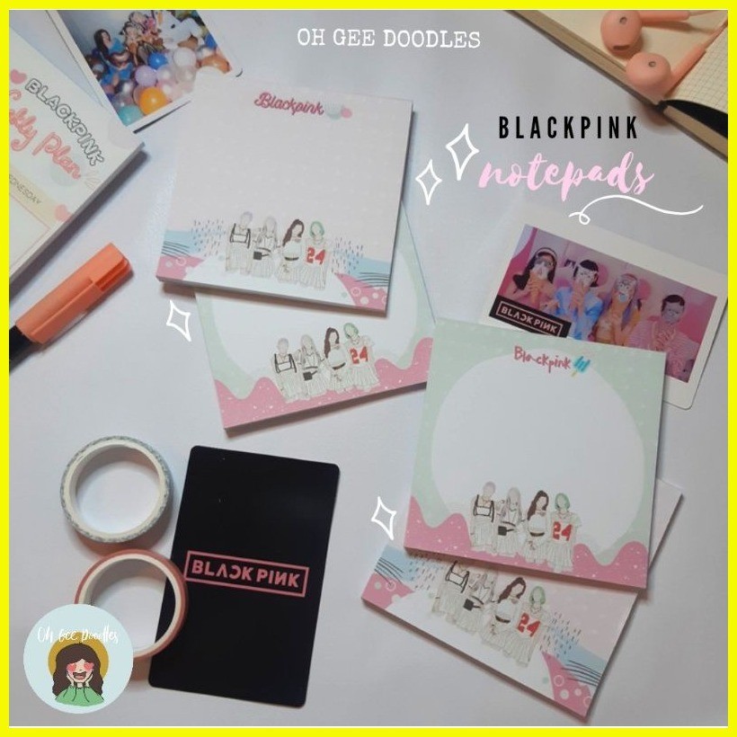 ஐ ♙ Blackpink KPop 3.5x3.5 Notepads 5x8 Weekly Planner | Shopee Philippines