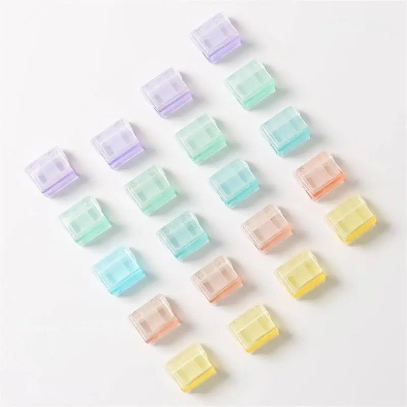 Clear Candy Color File Long Tail Clip - Creative Snacks Sealing Clamp ...