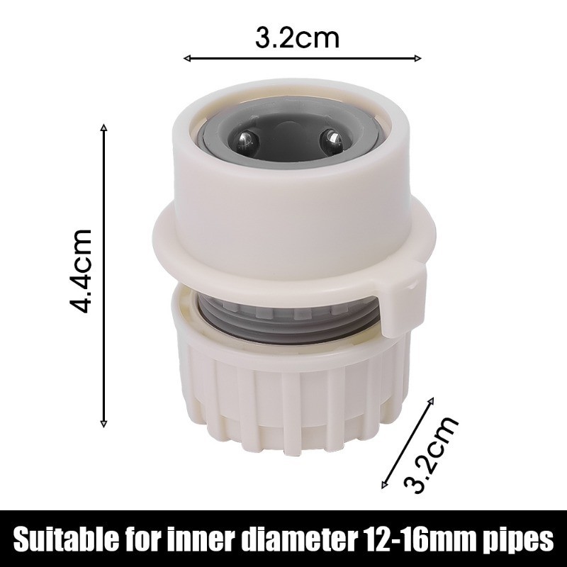1-3PCS 1/2" Hose Repair Connector - 1/2 inch Quick Connect Fittings - 4 ...