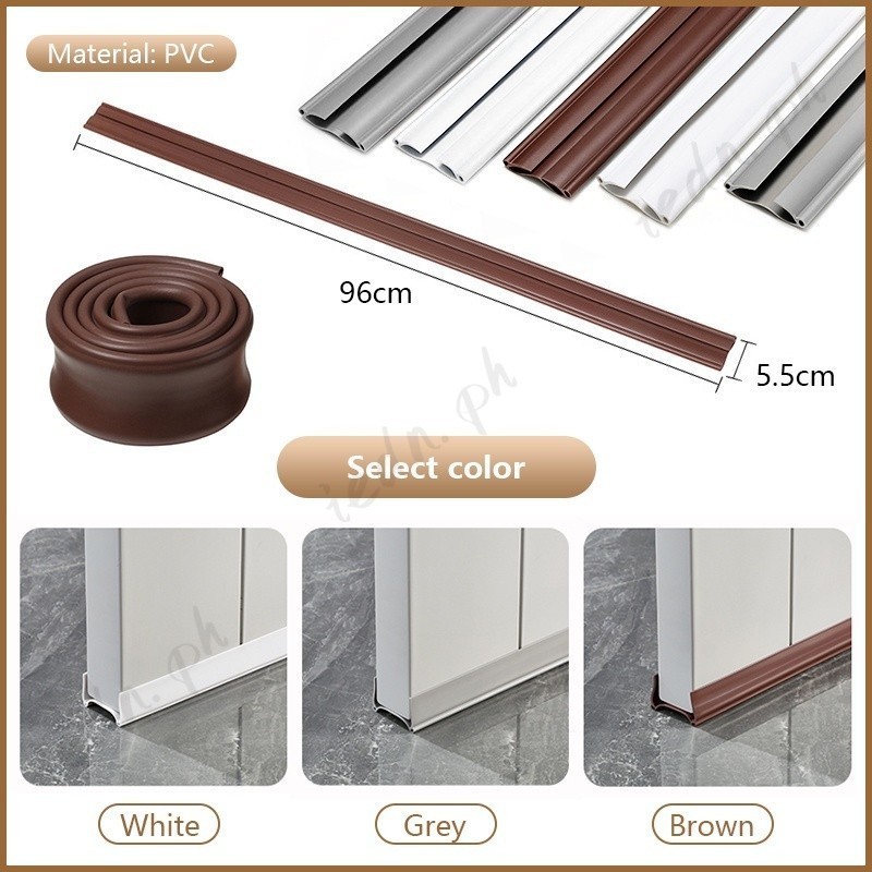 Seal Strip Door Bottom Gap Silicone Rubber Under Door Draft Strip ...