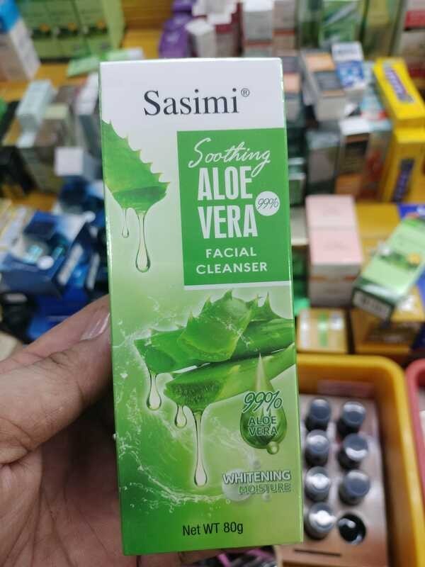 100% Effective Sasimi Soothing ALOE VERA Facial Cleaner Para sa ...