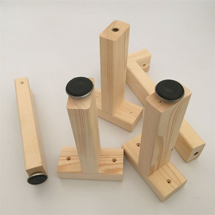 【91% Positive Review】Bed Board Wooden Leg Support Frame Bottom Load ...
