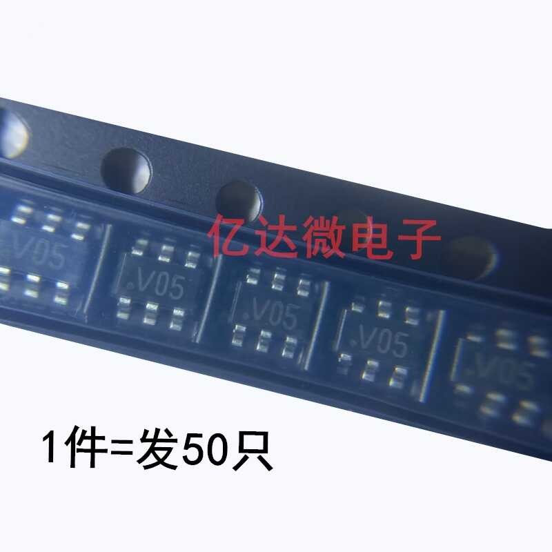 1 piece of 50 SRV05-4 SMT SOT-23-6L SRV05-4. TCT silk screen printed ...