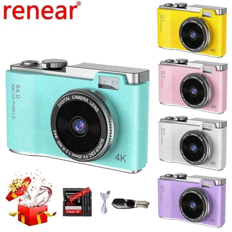 Cc Digital 2 Camera 1 4K HD Kid Camera 64Mp Autofocus Vlogging Camera 2 ...