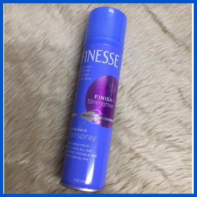 ↗ Finesse aerosol tin can maximum/ Extra Hold Hair Spray (Spray Net ...
