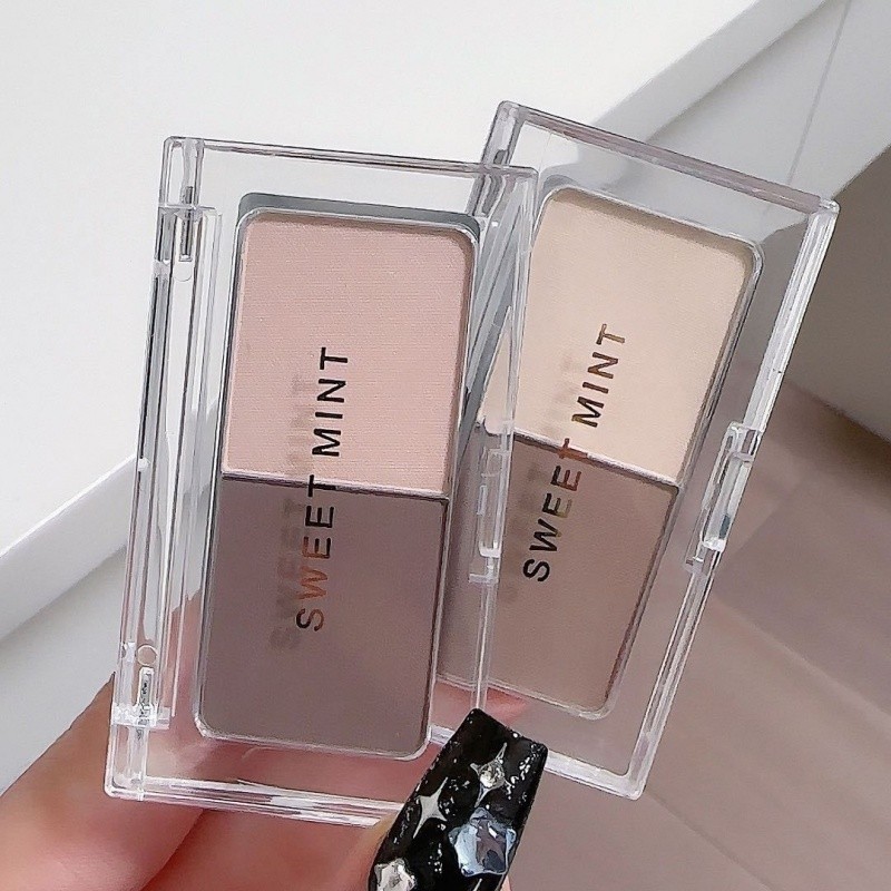 SWEET MINT Contour Highlight Dual Color Nose Shadow Powder Highlight ...