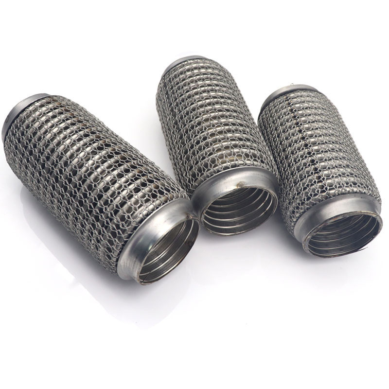 Car Exhaust Tube Inlet 51MM/60MM Stainless Steel Exhaust Flex Pipes ...
