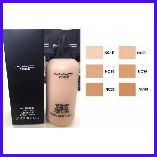 ☪ Authentic MAC Studio Face and Body Foundation 120ml (Made In Canada ...