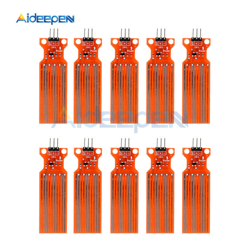 Arduino Rainwater Sensor Module, Liquid Level Height Flow Sensor ...