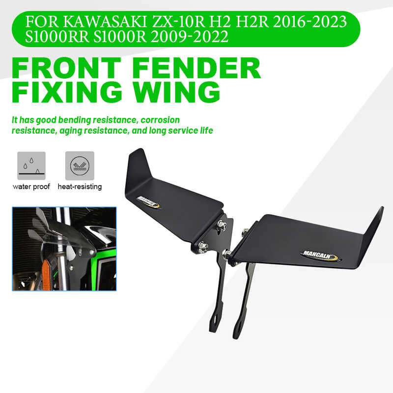 Isinayos Ang Motorcycle Front Fender Wing Para Sa Kawasaki Zx-10R H2 ...
