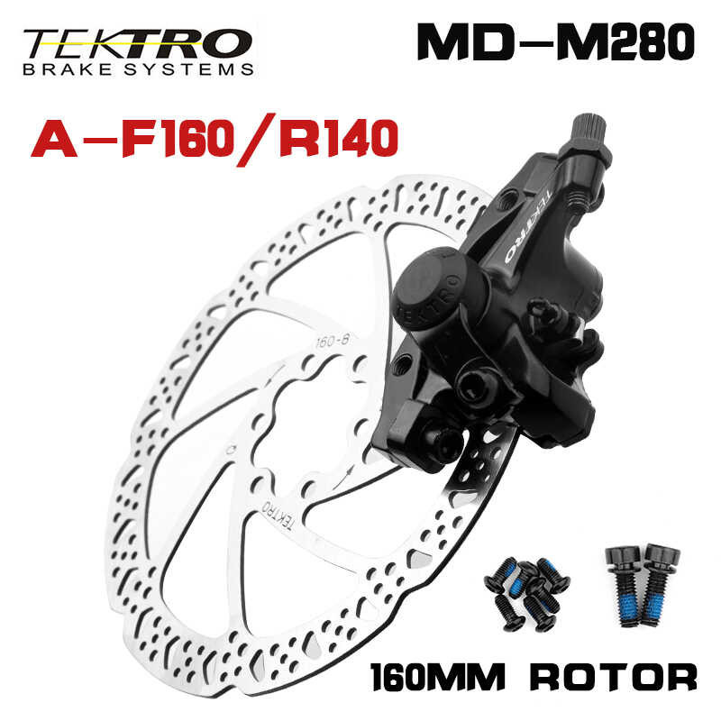 TEKTRO Md-M280 Mountain Bike nical IS PM F160 R160 MTB e Pulg Disc ...