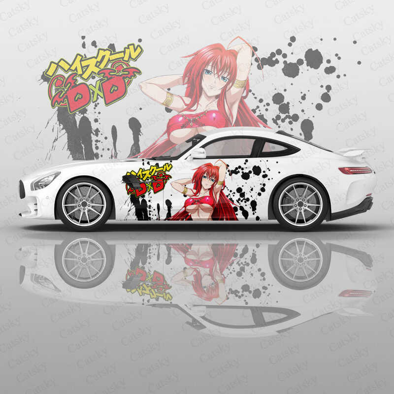& High School DXD Anime Stic Ito Tuning Racing Vinyl Wrap Graphics ...