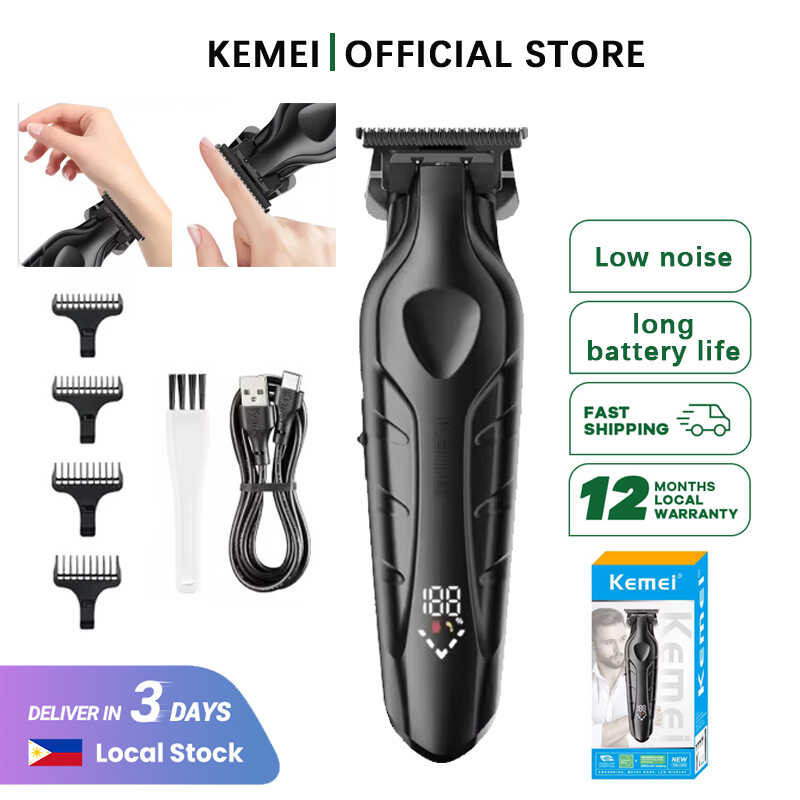 2025 Kemei Km-2269/KM2299 New Men Cordless Trimmer Haircut Kit Professional Barber - Cutting hi ...