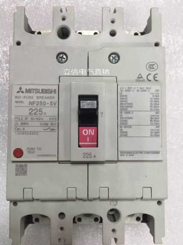 Original Mitsubishi circuit breaker NF250-SV 3P air switch NF250-CV ...
