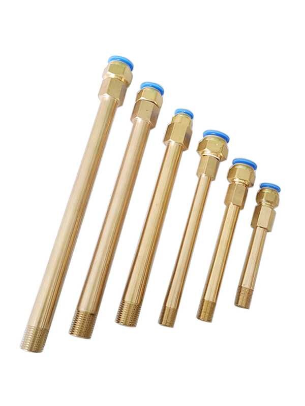 Extended inner and outer wire direct mold M10/M12 copper spout ...