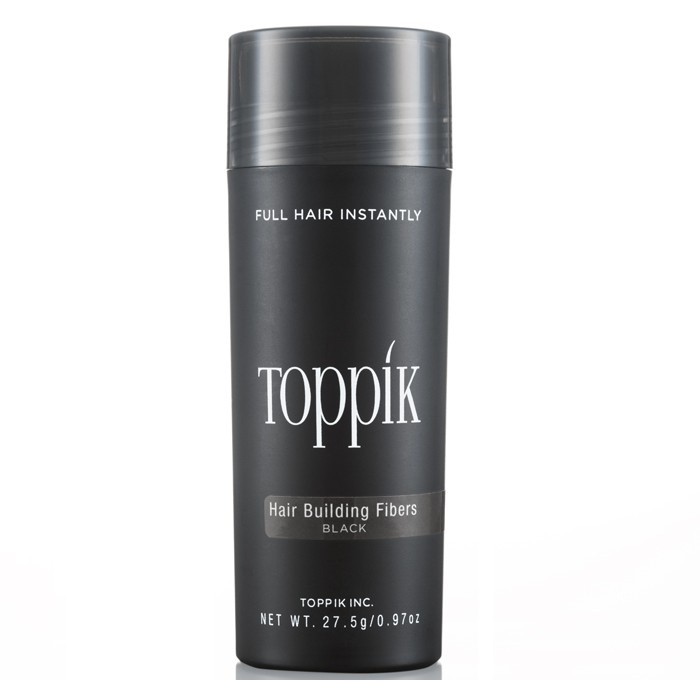 Toppik Hair Fiber Black Hair Building Fiber Hair Loss Scalp Covering ...