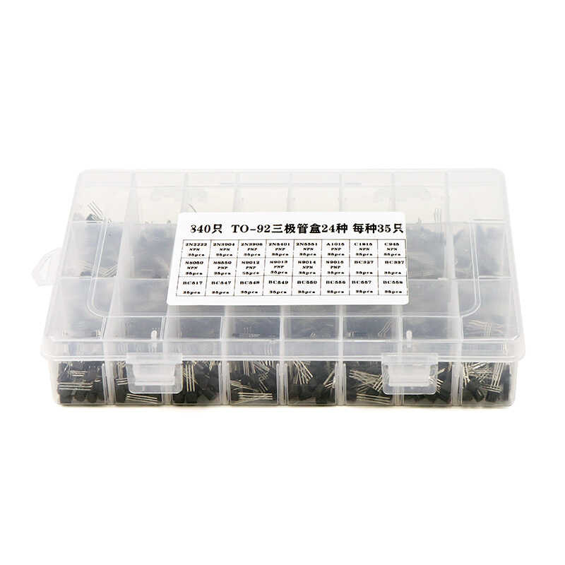 Direct insertion TO-92 package 2N2222A-BC558 NPN low-power transistor ...