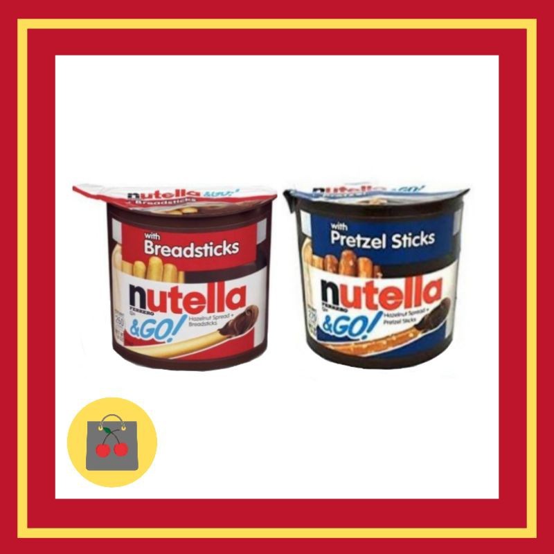 Nutella & Go Hazelnut Snack Pack (Breadstick/Pretzel) | Shopee Philippines