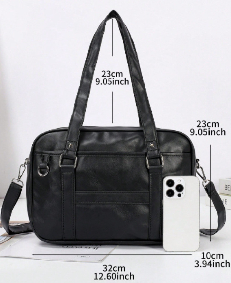 Sling Bag PU Leather Women's Bag Japanese Style Crossbody Bag Large Capacity Student Handbag ...