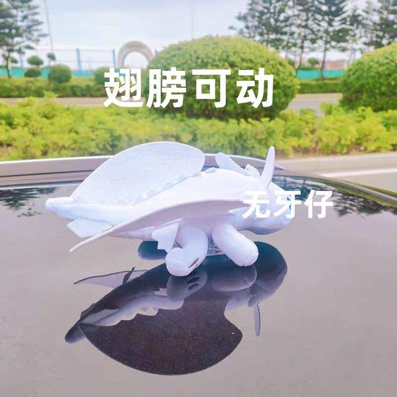 Toothless Car Exterior Decoration Wings Movable Roof Sunroof Decoration ...