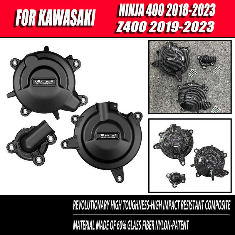 Δ Motorcycle Ninja Engine Protection Cover FOR KAWASAKI NINJA 400 Z400 ...