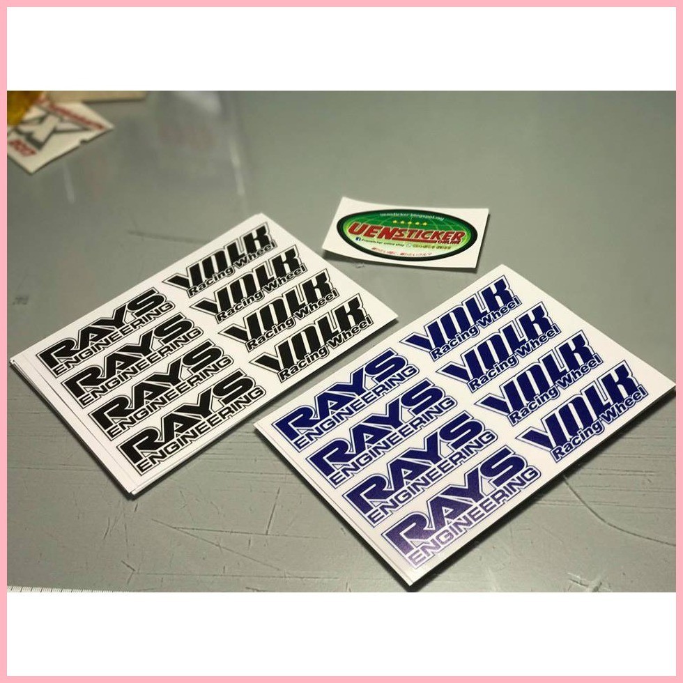 RIM STICKER RAYS VOLK RACING TE37 | Shopee Philippines