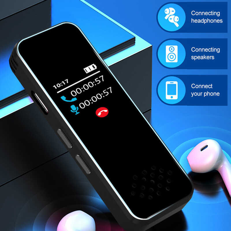 Digital Mp3 Recorder Bluetooth Mobile Phone Call Voice Activation ...