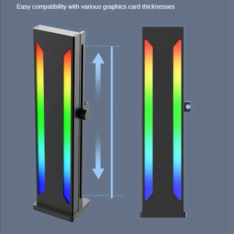 Adjustable AURA SYNC Graphics Video Card Holder Aluminum Alloy 5V 3Pin ...