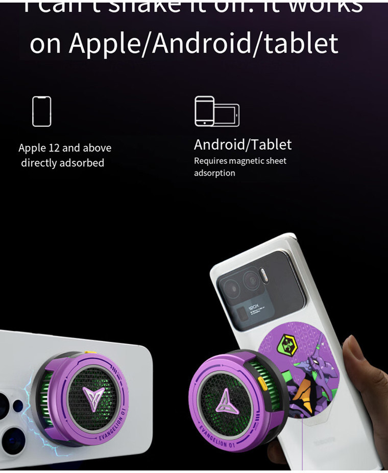 Flydigi B7X B6X B6 Mobile Gaming Cooling Fan Cooler Magnetic Suction ...