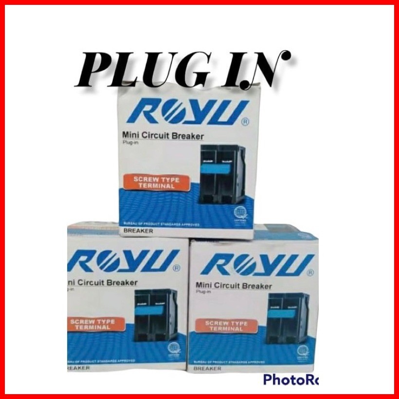 § royu circuit breaker plug in & bolt on 15a 20a 30a 40a 60a | Shopee ...