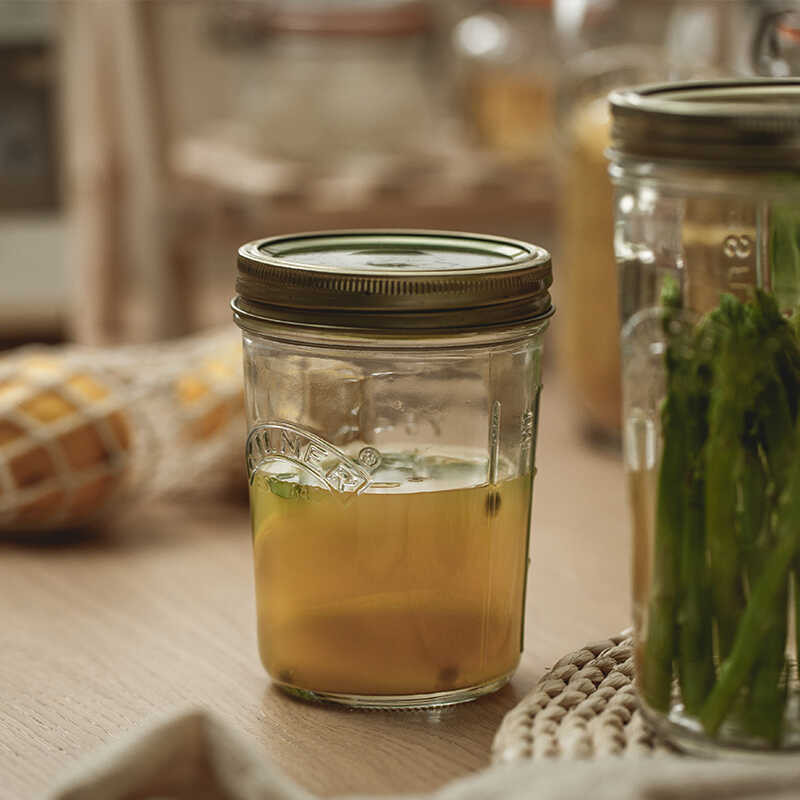 Glass Sealed Kilner Can Pickles Earthen Sparkling Wine Jam Jar Kitchen ...