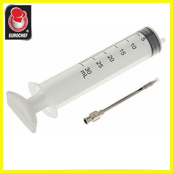 ∇ ☌ Eurochef 30ml Marinade Flavor Injector EU601 Spice Syringe Cooking ...