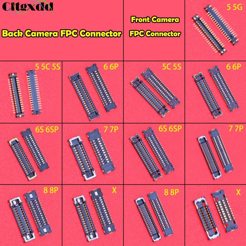 1PCS Front / Back Rear Camera Flex Cable FPC Connector On Motherboard ...