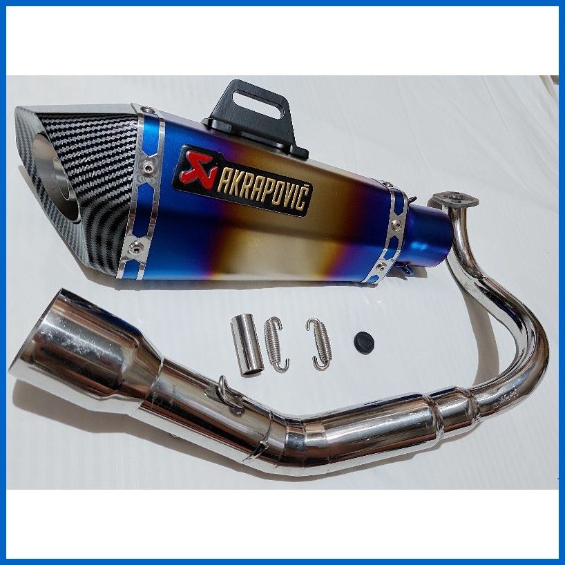 ۞ HONDA CLICK 125i / 150i AKRAPOVIC PIPE WITH SILENCER ( FULL SYSTEM ...