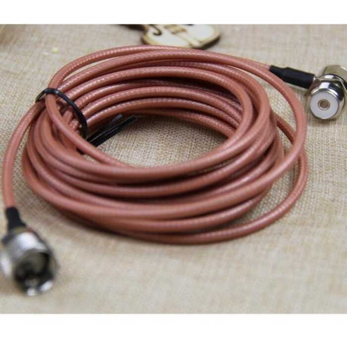 Pure copper silver plated 50-3 Teflon 5-meter clamp edge car radio ...