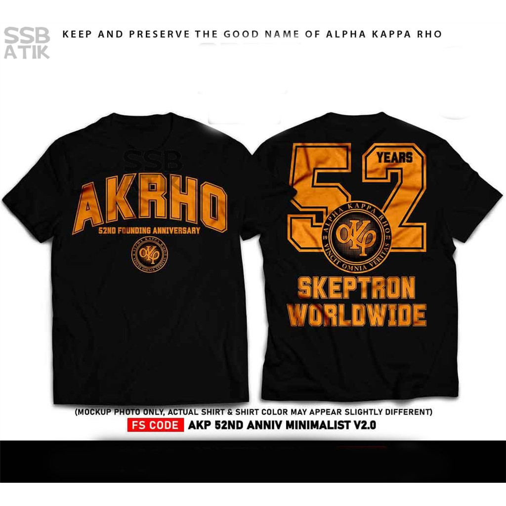 [READY STOCK] 2025 AKP 52st Anniversary Alpha Kappa Rho Full ...