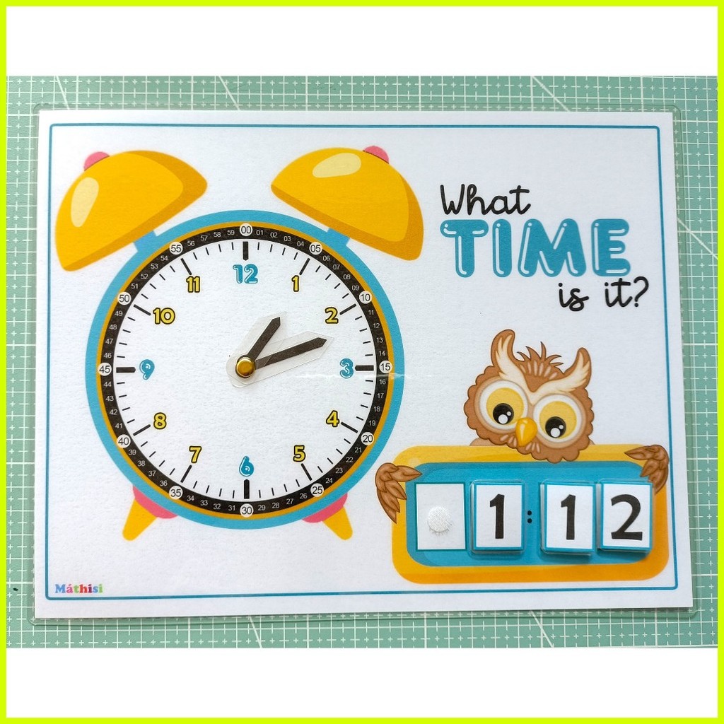 ① Interactive Clock Worksheet for Elementary | Interactive Clock ...