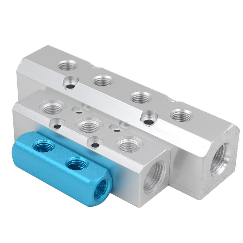 Pneumatic quick connector multi-pipe base 2-10 hole pneumatic component ...