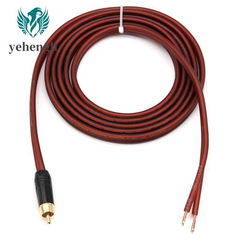 RCA Speaker Cable Bare Wire Speaker Wire to RCA Plug,Replace RCA Plug ...