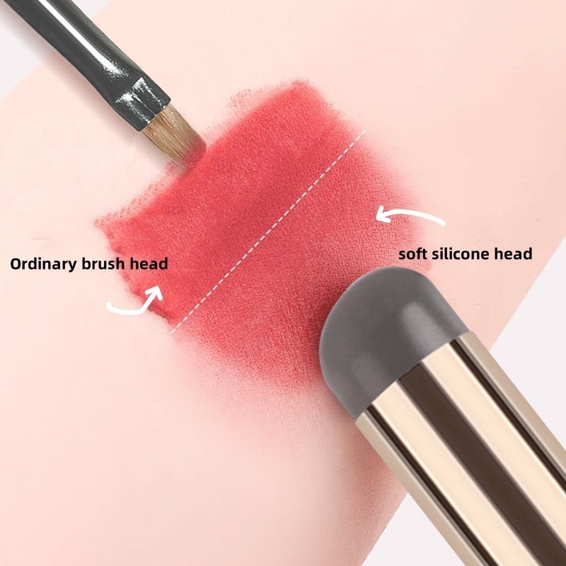 Silicone Lip Brush Lipstick Smudge Brush Soft Head Manicure Smudge Pat ...