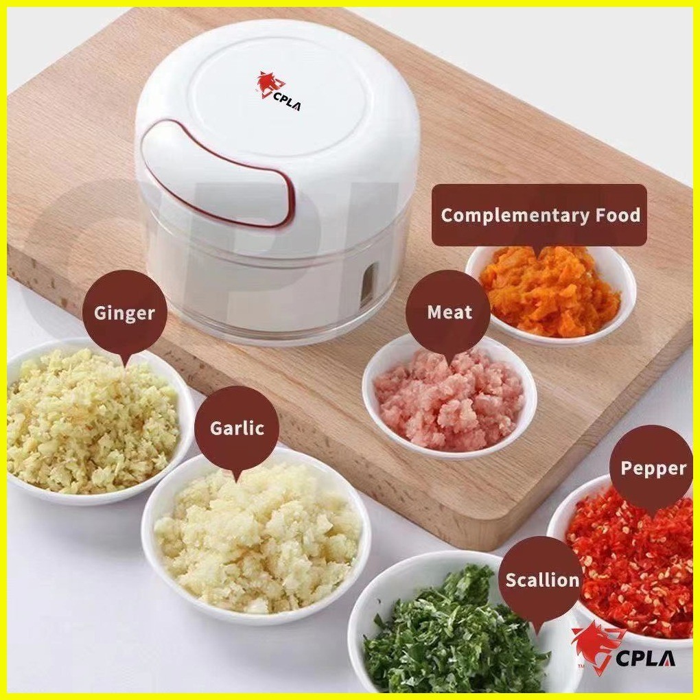 tally# MINI Food Chopper Portable Manual Fruit Chopper Vegetable Hand ...