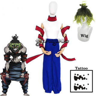 Season Anime 2 Cosplay Costume Wig Pants Tattoo Sticker Daki Brother ...