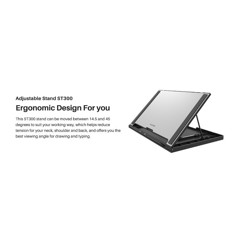 HUION ST300 Adjustable Drawing Tablet Stand Portable Desk Stand ...