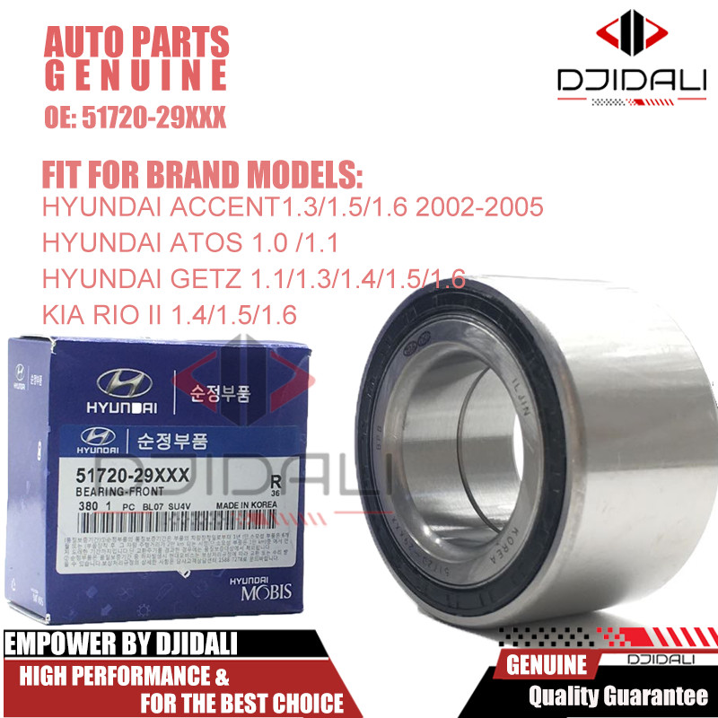 FRONT WHEEL BEARING 1720-29XXX for KIA RIO HYUNDAI ACCENT GETZ ATOS 51720-1C000/ 51720-02000 ...